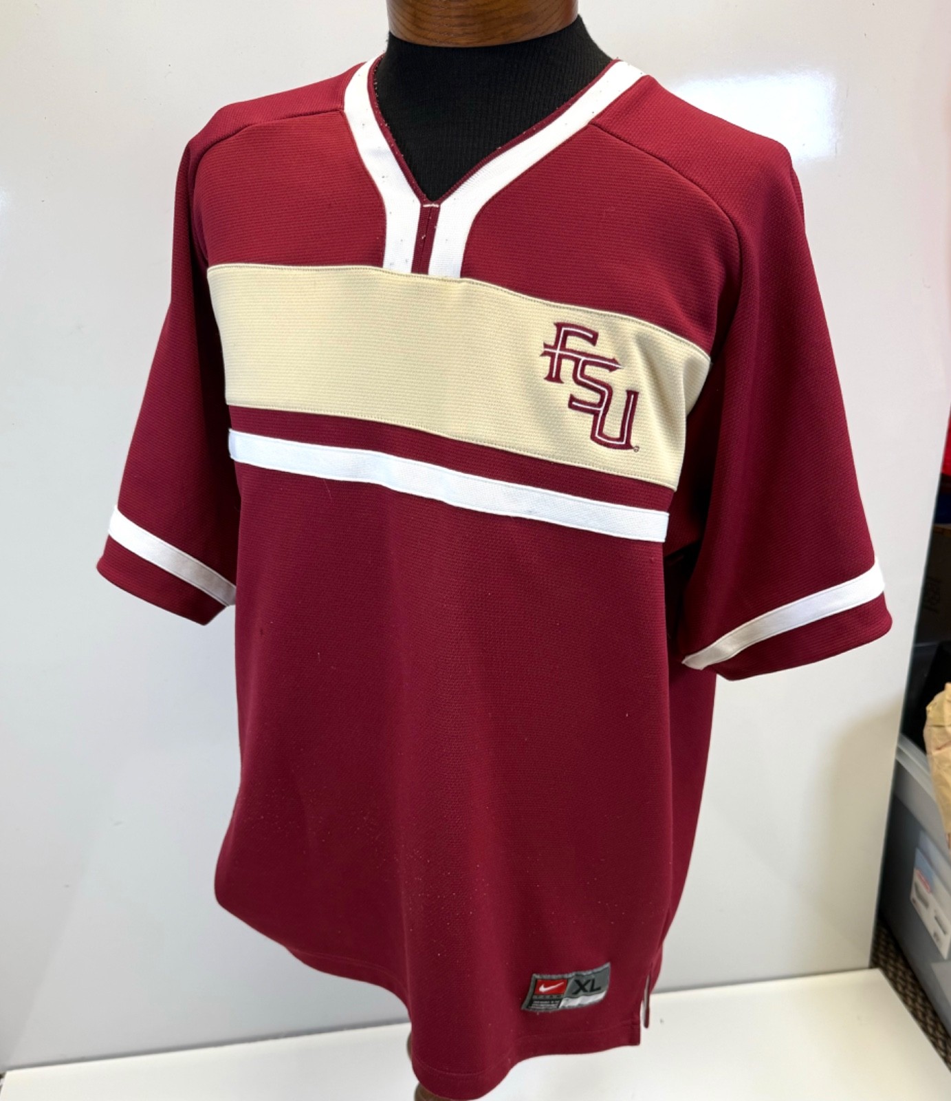 Florida State Seminoles Jersey Mens XL Maroon Red Blank Nike Team FSU ...