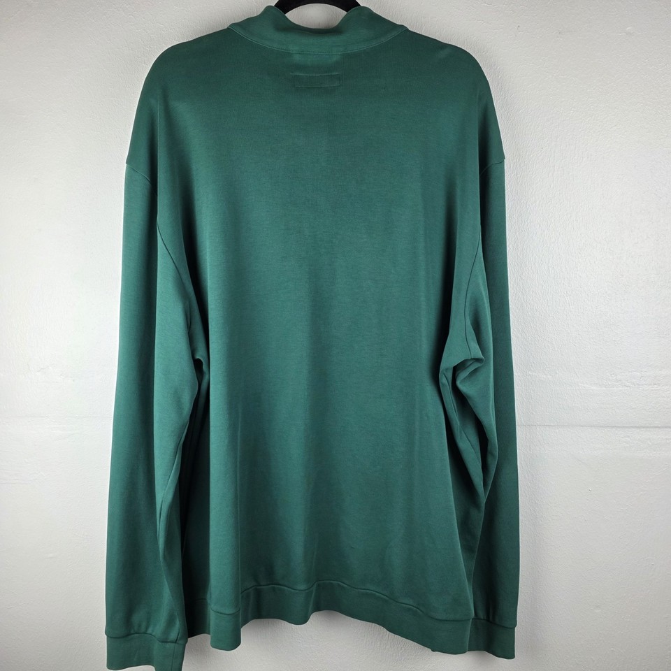 Masters Collection Mens XXL 1/4 Zip Pullover Golf Luxury Cotton Green ...