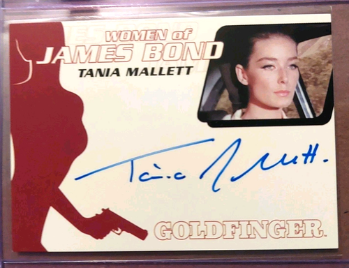2014 James Bond Archives WA45 Tania Mallet as Tilly Masterson Autograph ...