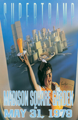 SUPERTRAMP REPLICA *M.S.G.* 1979 CONCERT POSTER | eBay