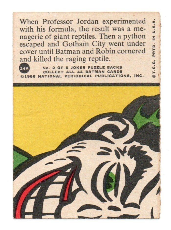 1966 Batman Red Bat (24A) Tight Squeeze | eBay