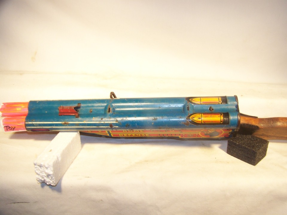 95. Vintage MARX "G"MAN Tin Litho Toy Gun . Parts/Restoration | eBay