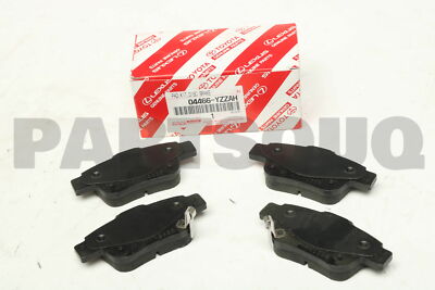 04466YZZAH Genuine Toyota PAD KIT DISC BRAKE 04466-YZZAH | eBay