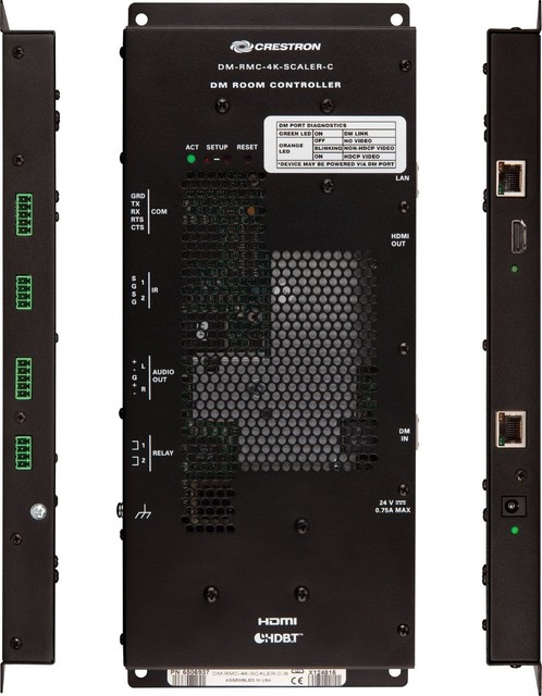 Crestron DM-RMC-4K-SCALER-C 4K DigitalMedia 8G+ Receiver and Room ...