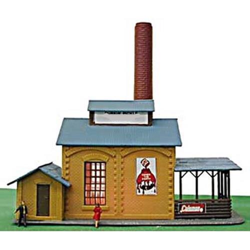 MODEL POWER 576 1/87 HO Scale AVERILL GOLD REFINERY built up LIGHTED ...
