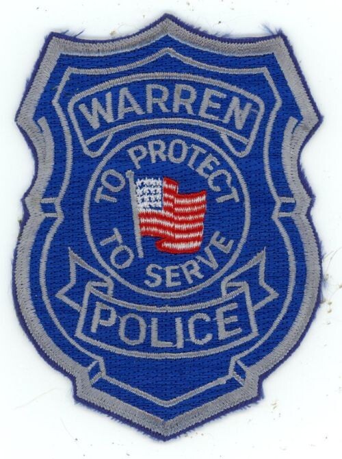 MICHIGAN MI WARREN POLICE NICE SHOULDER PATCH SHERIFF | eBay
