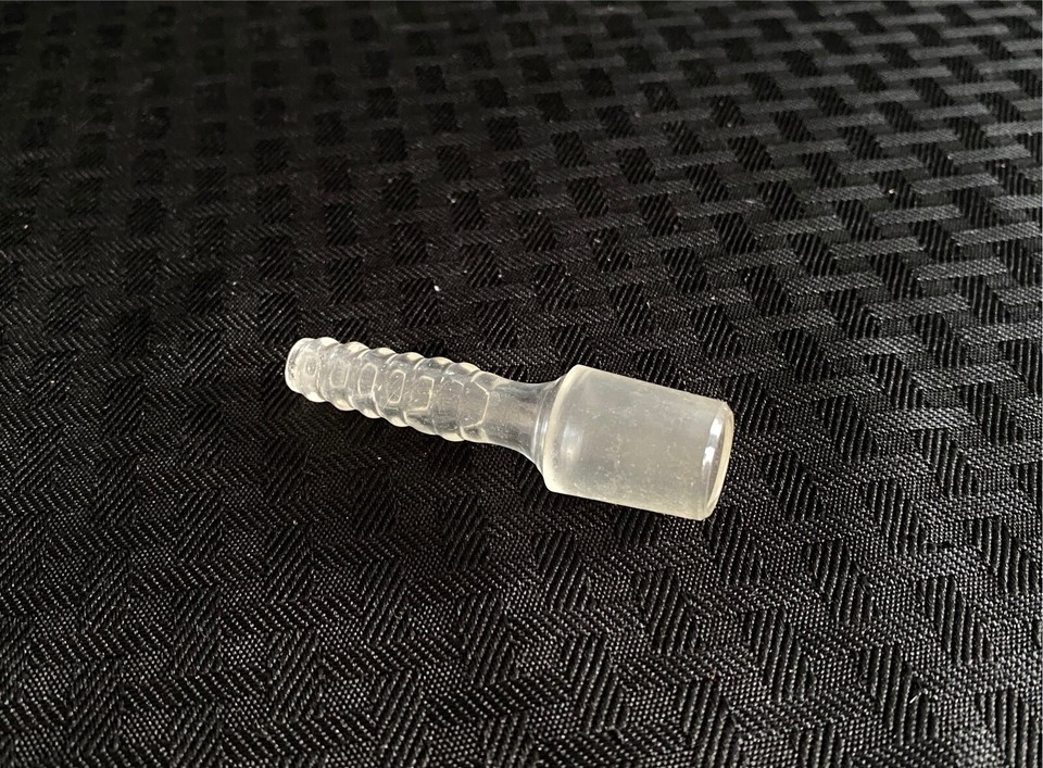 Laboratory Glass 10/30 Hose Connection Reducing Adapter 67mm Overall ...