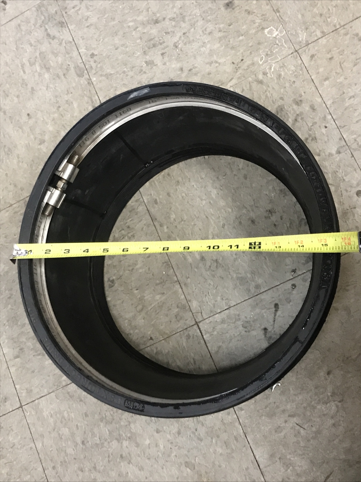 12” PRESS SEAL MANHOLE BOOT 16M PSX DIRECT DRIVE, PIPE OD 12.05-13.30 ...