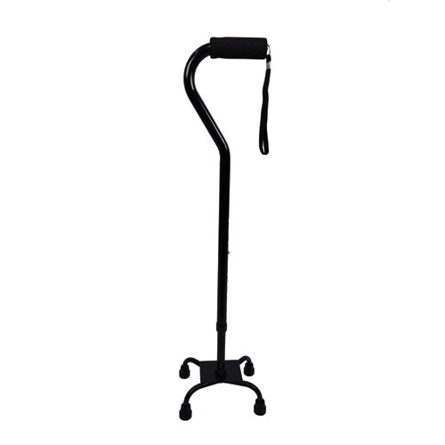 Quad Cane Large Base Four-Point base allows stability Non-skid rubber ...