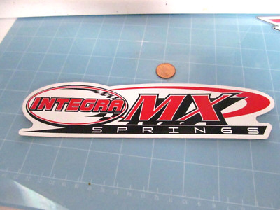 INTEGRA MX SPRINGS Sticker Decal RACING ORIGINAL OLD STOCK | eBay
