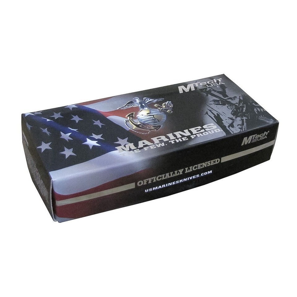 USMC Liberty Folding KNIFE Marines Linerlock Manual Folder URBAN CAMO ...