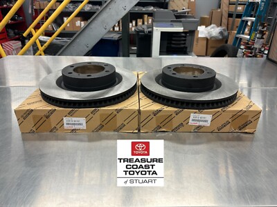 NEW GENUINE TOYOTA 4RUNNER 2010-2023 FRONT ROTOR SET 43512-60191 x2 | eBay