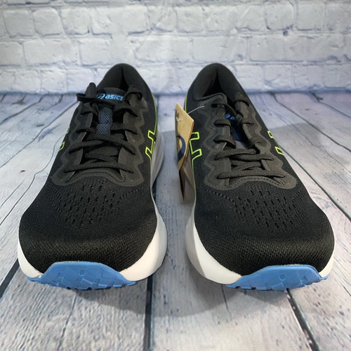 Asics Gel Pulse 15 Running Shoes Black Electric Lime 1011B780-001 Men's ...