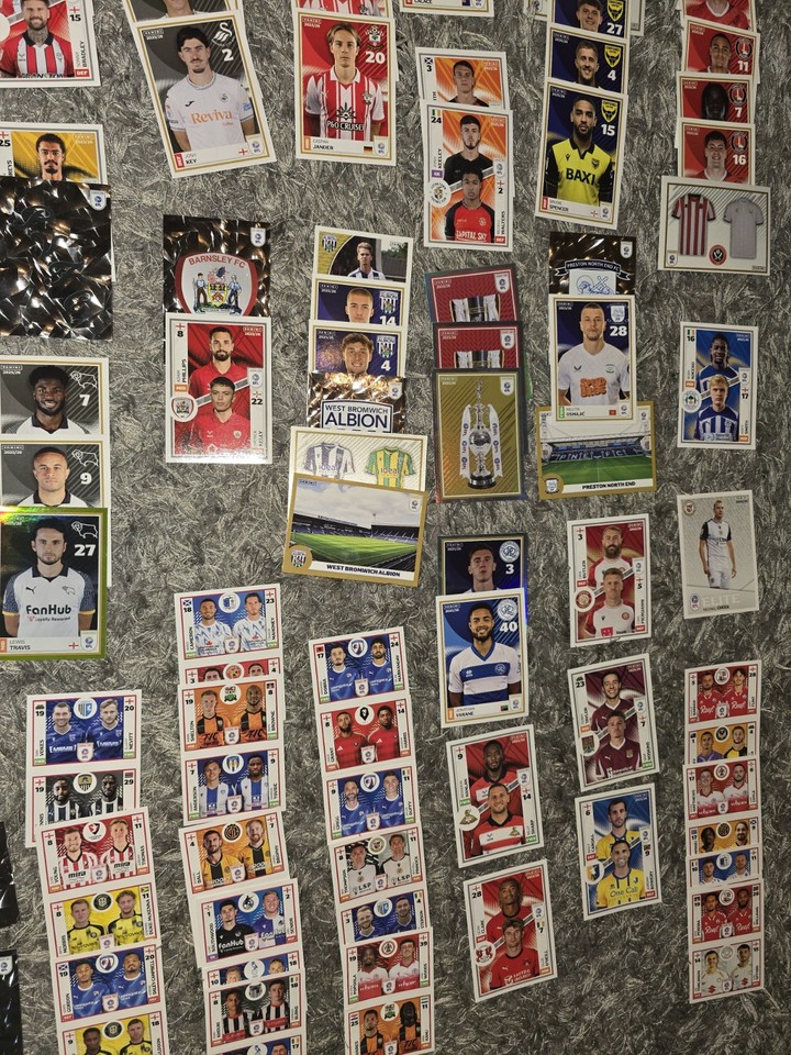 EFL 2025/26 Football sticker Collection Panini 160 Stickers The Odd ...