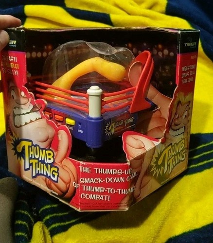 Thumb Thing - Electronic Thumb Wrestling Game - Tiger Games 2003 Hasbro ...