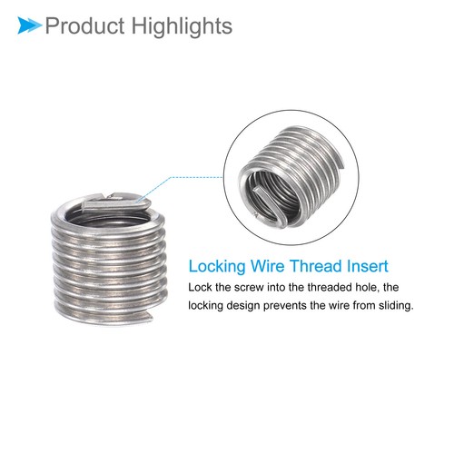 10pcs 3/8-16 UNC 1.5D Wire Thread Repair Insert Helical Type Coiled | eBay