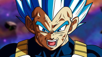 Dragon ball vegeta super saiyan blue ultra Custom Gaming Mat Desk 8433 ...