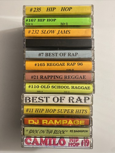Hip Hop Rap Mix Tape Cassette Lot DJ Rampage Zed Music Old School | eBay