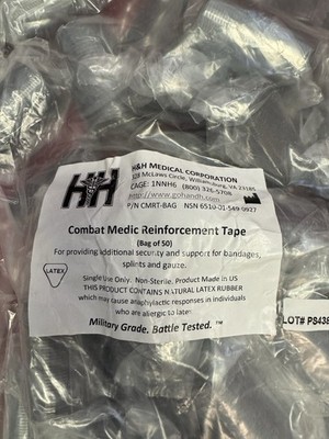 H&H Combat Medic Tape – 2" x 10 Yards (NEW, Sealed) | TCCC-Approved ...