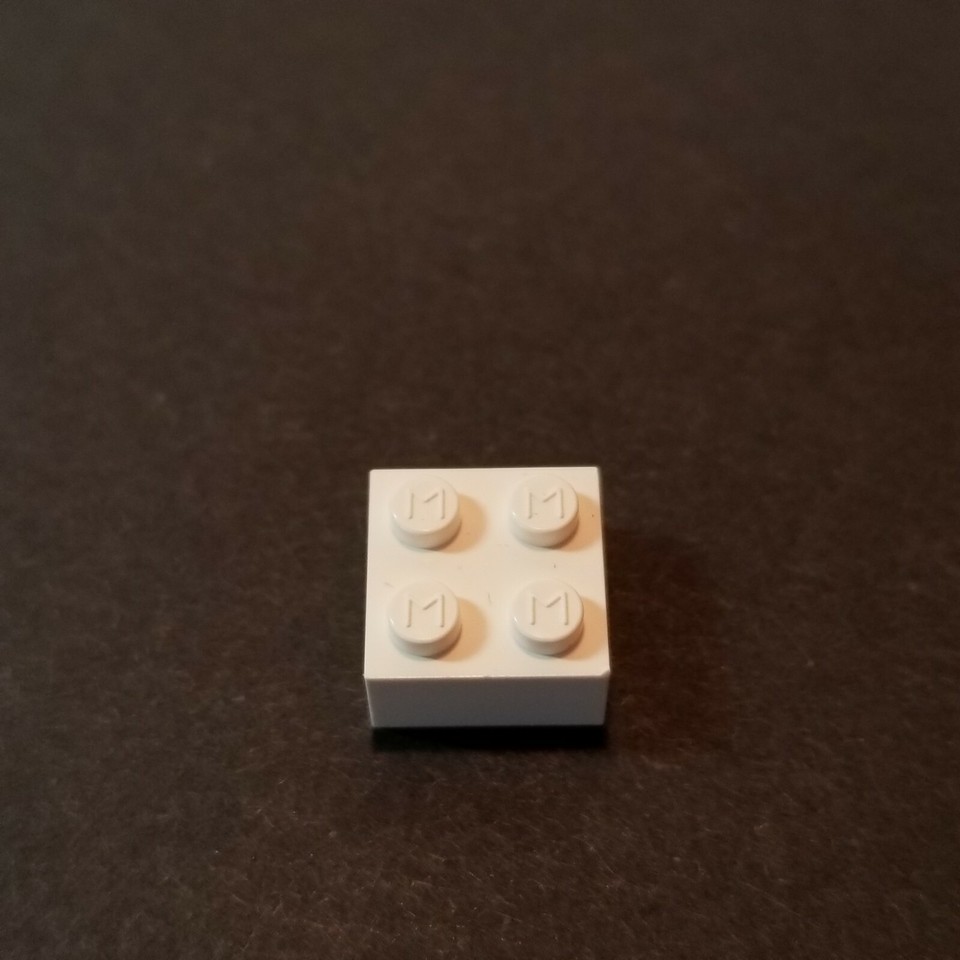 100 pcs LEGO MODULEX 2x2 White Brick Architecture Model Building ...