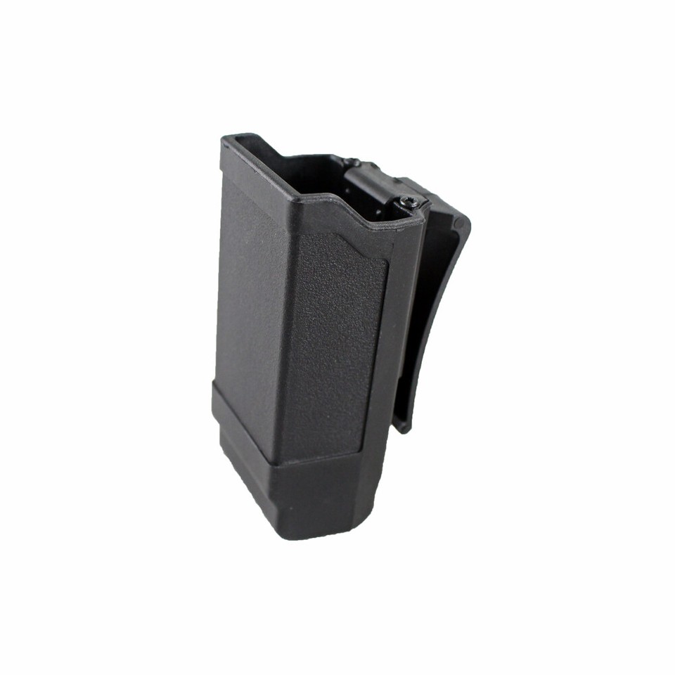 Tactical Single Universal Dual Stack Magazine Pouch Fit 9mm 10mm .40 ...
