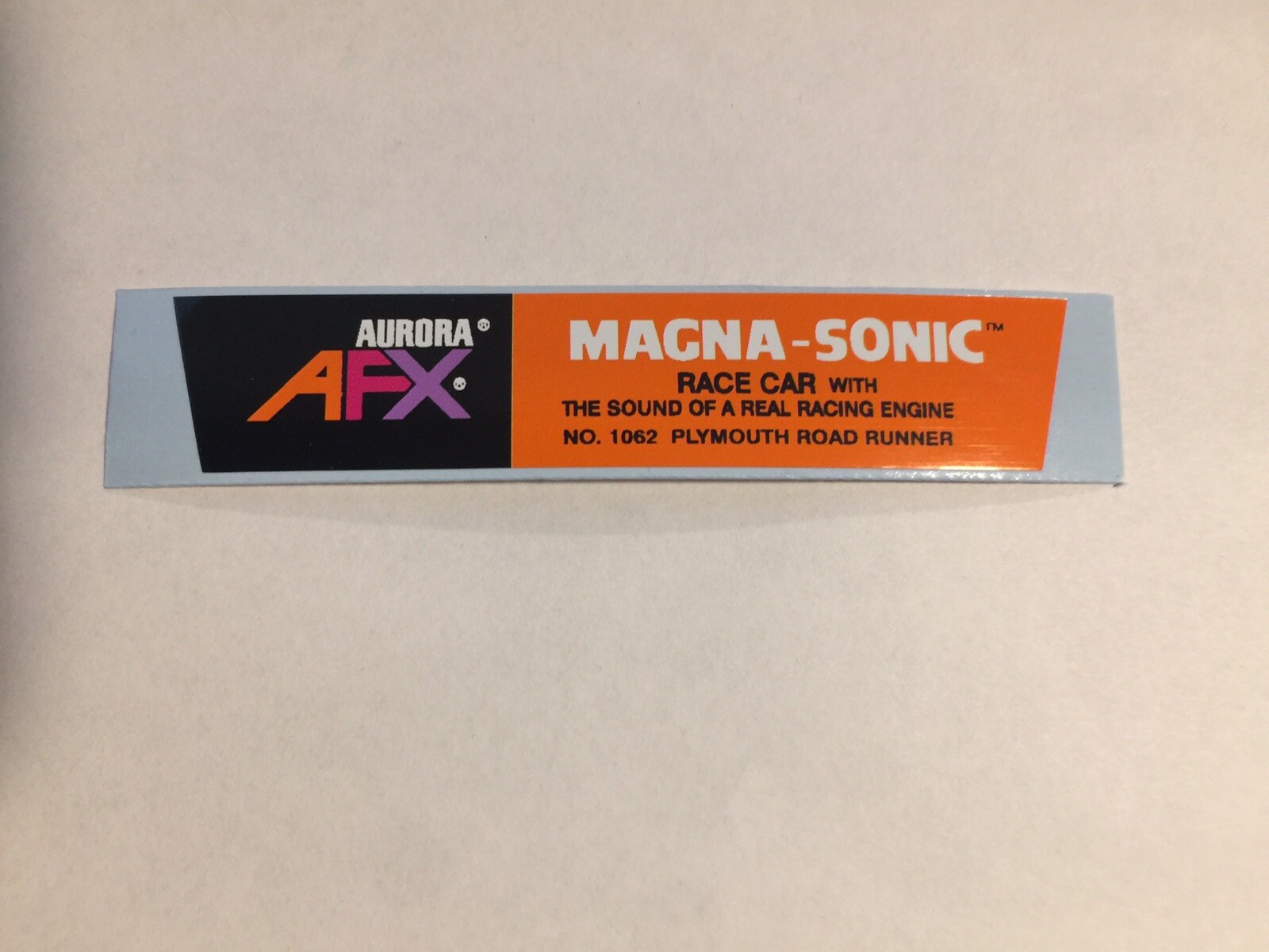 1 (ONE) Aurora AFX Magna-Sonic Cube Decal. Pre-Cut, Self Adhesive Vinyl ...