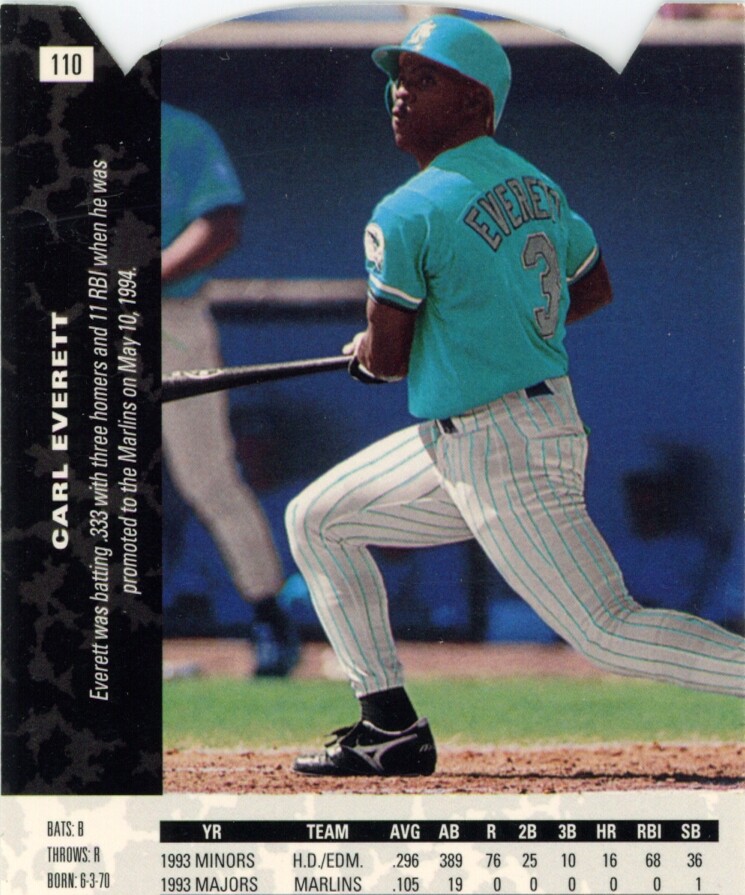 1994 SP #110 Carl Everett Die Cut | eBay