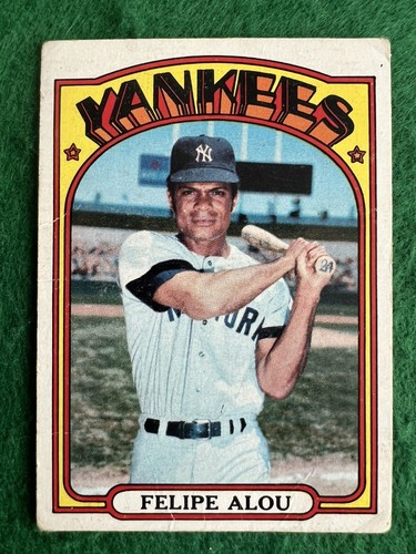 1972 TOPPS BASEBALL CARD# 263 FELIPE ALOU OUTFIELDER FOR THE NEW YORK ...