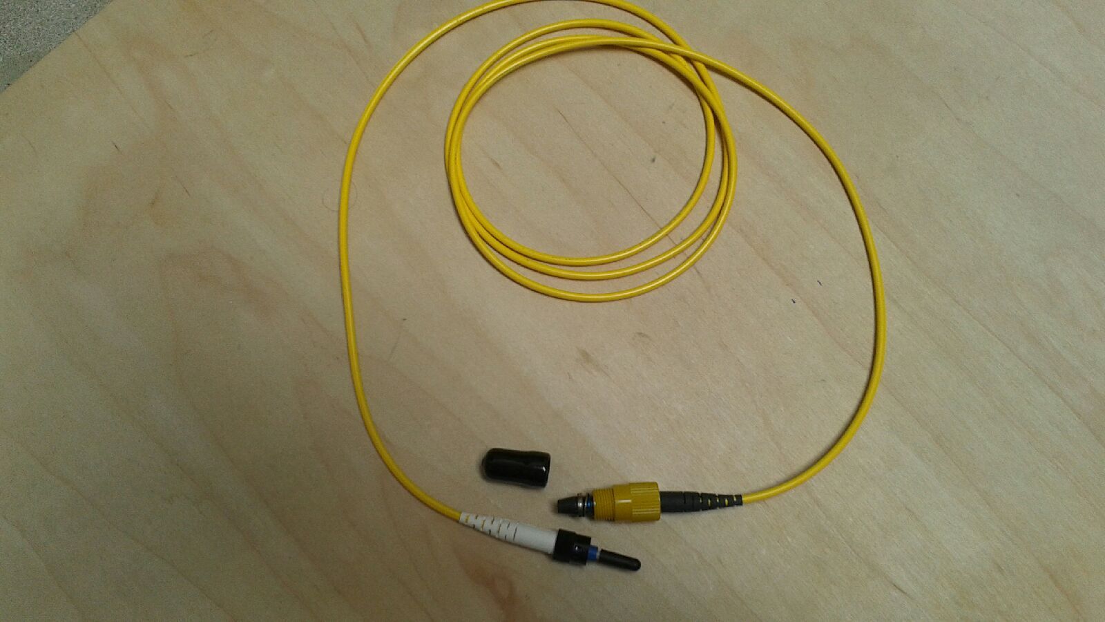US MADE 10 m BICONIC to ST single mode fiber optic cable | eBay