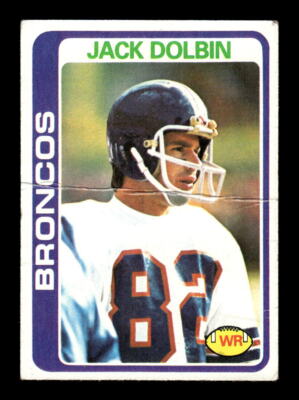1978 Football Topps Jack Dolbin Denver Broncos #384 | eBay