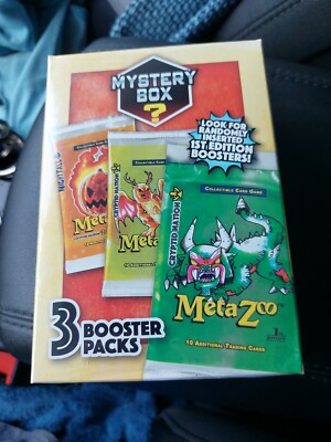 Meta Zoo Mystery Hanger 3 Booster Packs 1 Edition Possible New Sealed ...