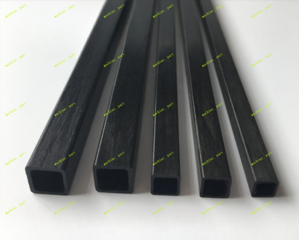 2PCS Carbon Fiber Square Tube OD 3mm 4mm 5mm 6mm 8mm 10mm *500mm | eBay