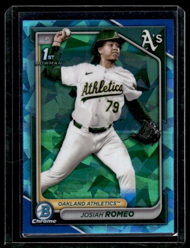 JOSIAH ROMEO 2024 BOWMAN CHROME DRAFT SAPPHIRE #BDC-184 | eBay
