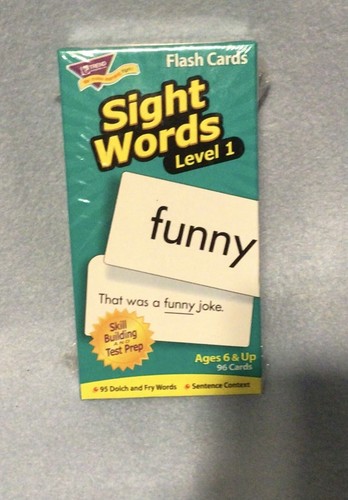 Sight Words Flash Cards Level One 95 Dolch And Fry Words New Teaching ...