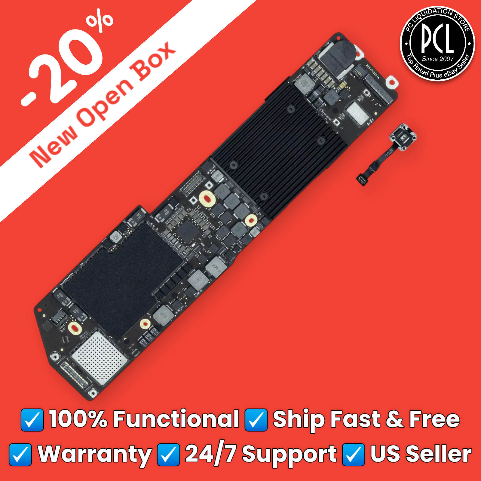 Apple MacBook Air 13" 2018 A1932 Logic Board i5 1.6GHz 16GB 256GB 661 ...