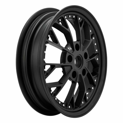 Zelioni Wheel 3.0x12 ET20 Matte Black Piaggio 125 For Vespa 125 1957 ...