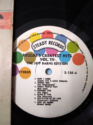 Various – Reggae's Greatest Hits Vol. III - The Jeff Barnes Edition ...