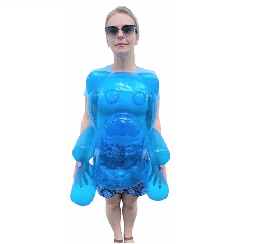 Huge Inflatable Gummy Bears Inflates Assorted Colors (About 24 Inches ...