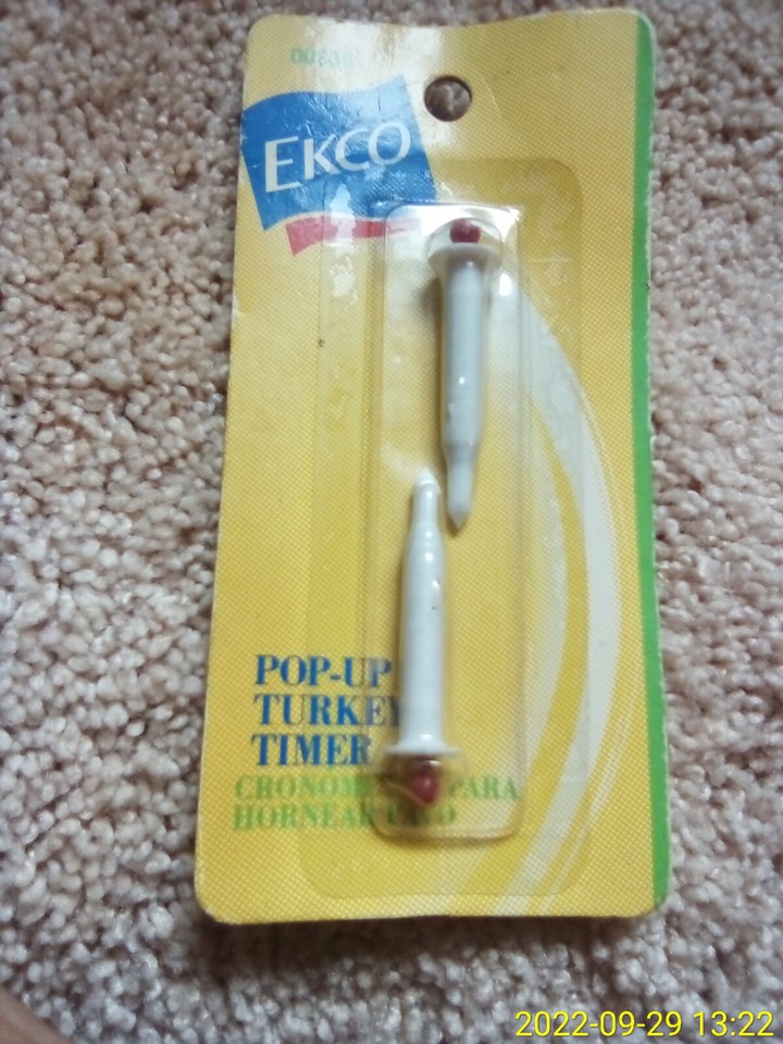 w5ty UG2 dine EKCO Turkey meal COOKING TIMERS set=2 070950003383 sealed ...