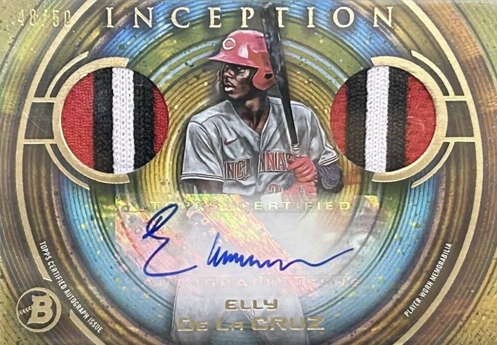 2022 Bowman Inception - Inception Autograph Dual Relics Gold Foil #IADR ...