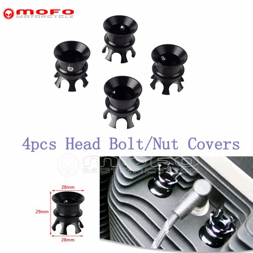 Crown Head Bolt Engine Cover Topper Nut Cap For Harley Softail Dyna ...