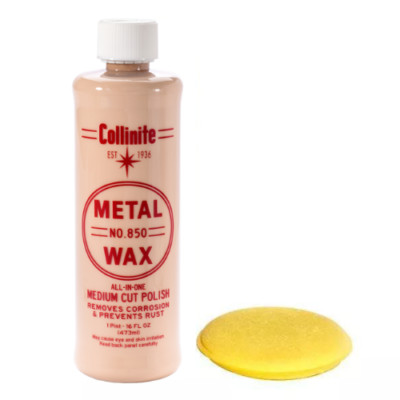 Collinite 850 Liquid Metal Wax and Applicator Pad Combo | eBay