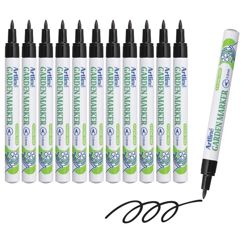 Artline EK-780 Garden Markers, 0.8 mm Writing Width, UV Resistant ...