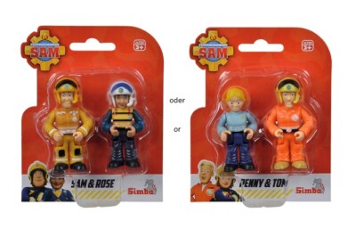 Simba 109252585 - Fireman Sam - Figure Double Set, Assorted - New | eBay