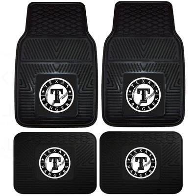 New MLB Texas Rangers Front Back Rubber Heavy duty All Weather Floor ...