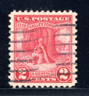 US STAMP #645 — 2c VALLEY FORGE — XF-SUPERB — USED — GRADED 95 | eBay