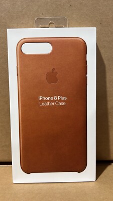 Genuine Apple iPhone 8 Plus Premium Leather Back Case Cover For iPhone ...