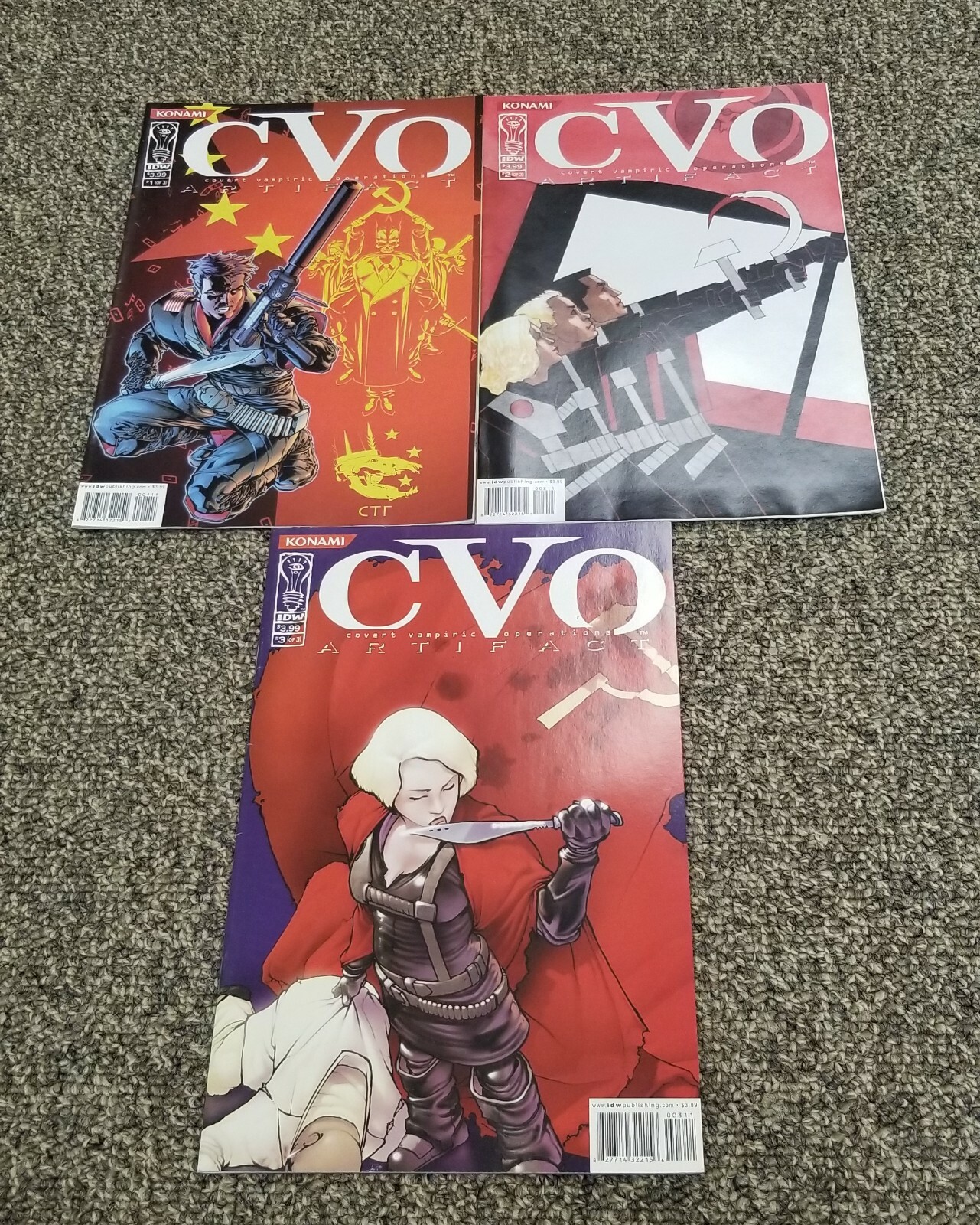 Konami: CVO - Covert Vampiric Operations: Artifact (Complete Comic ...