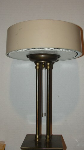 VINTAGE BRASS 3 WAY DESK / TABLE LAMP - PULL SWITCH - | eBay