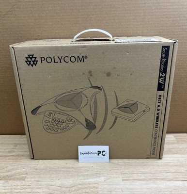 NEW Polycom 2200-07800-160 Soundstation2W DECT 6.0 Wireless Conference ...